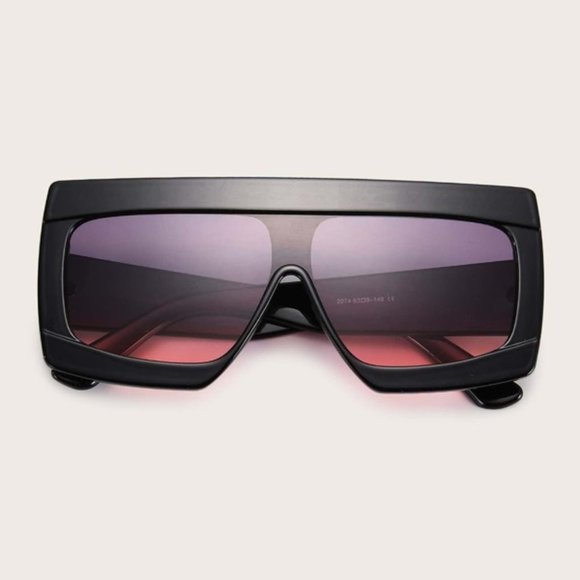 Accessories | Flat Top Shield Sunglasses With Case | Poshmark